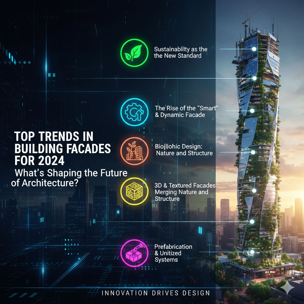 Top Trends in Building Facades for 2024: What’s Shaping the Future of Architecture?